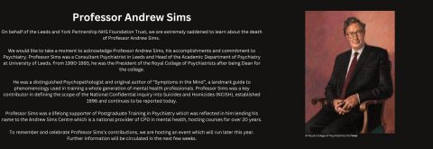 Mental Health & Learning Disability Training: The Andrew Sims Centre